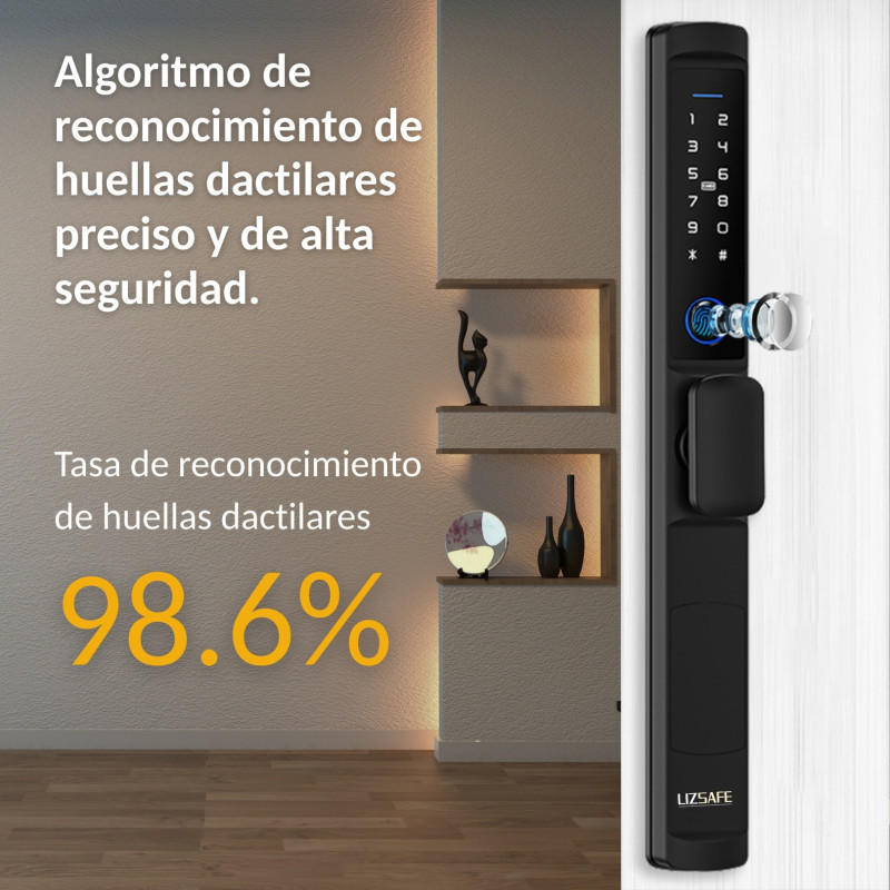 LS -Slim cerradura inteligente puerta corrediza | Waterproof | Wifi TUYA